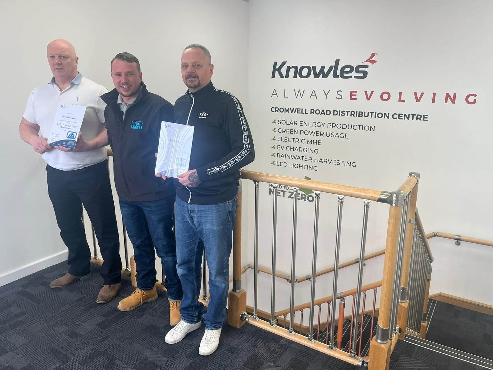 Knowles Drivers Become UK’s First to Complete Train the Trainer Driver ...